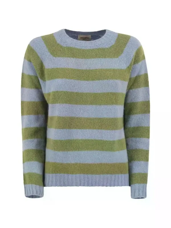 Max Mara Striped Brushed Sweater