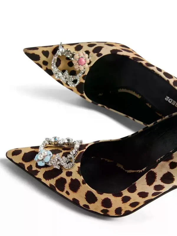 Dsquared2 Leopard-print Pointed-toe Pumps