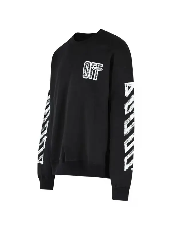 Off-White Motion Arrow Logo-print Sweatshirt