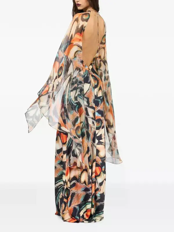 Roberto Cavalli Open-back Maxi Dress