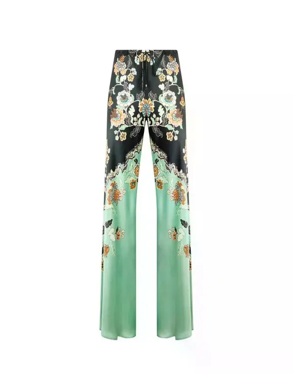 Roberto Cavalli Floral-print Drawstring Trousers
