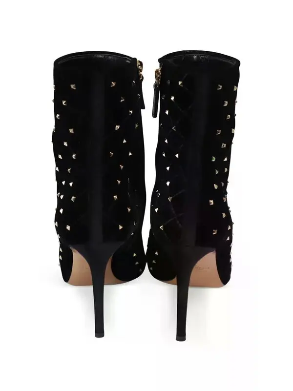 Valentino Garavani Rockstud Quilted Ankle Boots