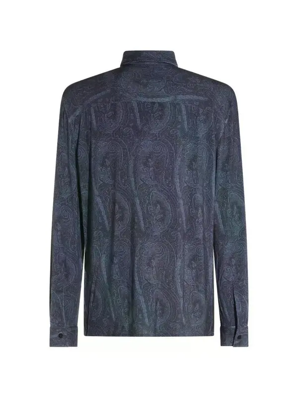 Etro Paisley-print Shirt - Blue