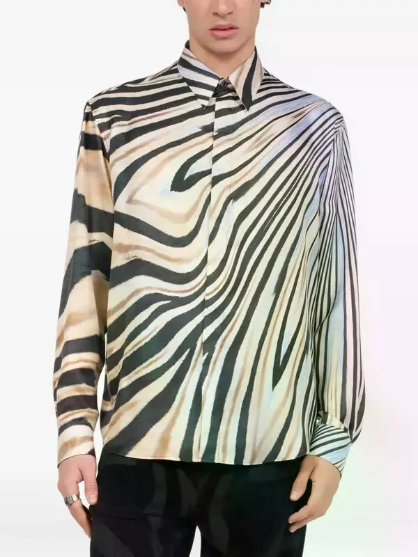 Roberto Cavalli Striped Shirt