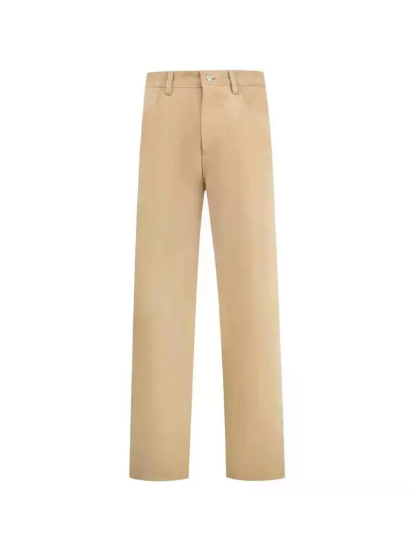 NAHMIAS Suede Trousers - Neutrals