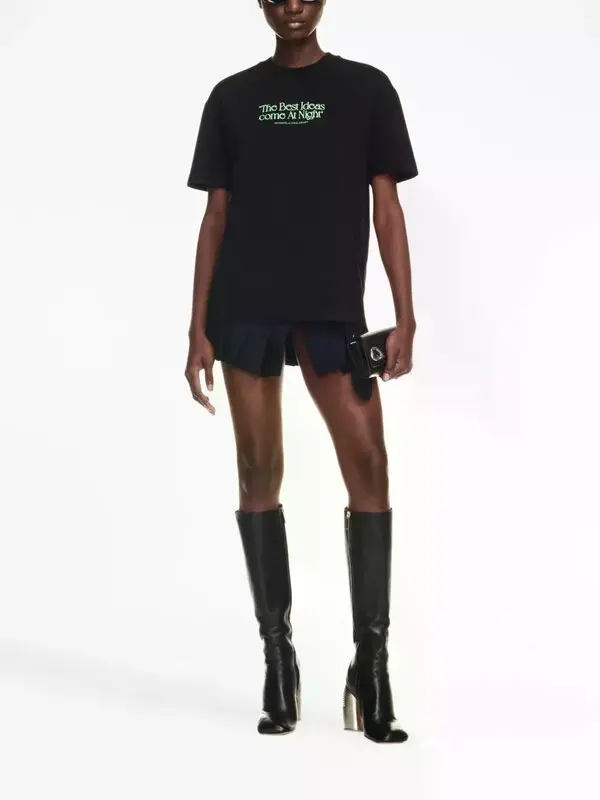 Off-White Slogan-print Short-sleeve T-shirt