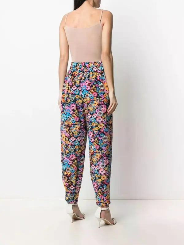 Stella McCartney Christelle Floral-print Tapered Trousers