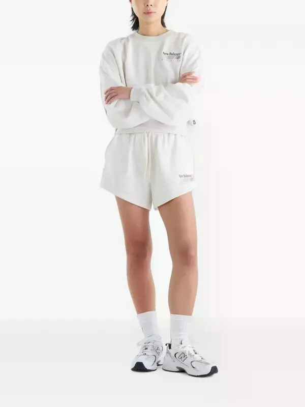 NEW BALANCE Trackside French Terry Shorts - Neutrals