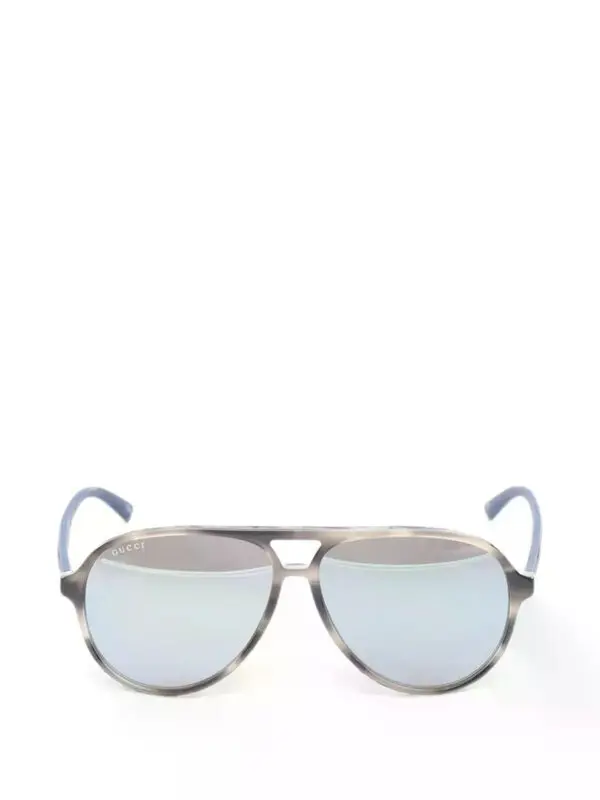Gucci 2020s Pilot-frame Sunglasses - Grey