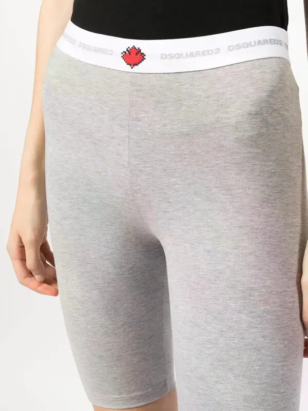 Dsquared2 Logo-waistband Cotton Shorts