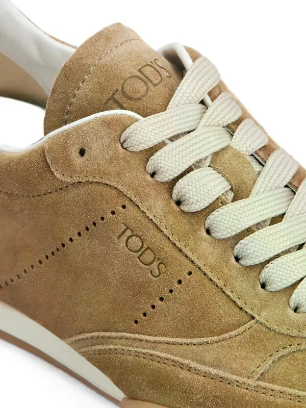TOD'S Logo-debossed Suede Sneakers