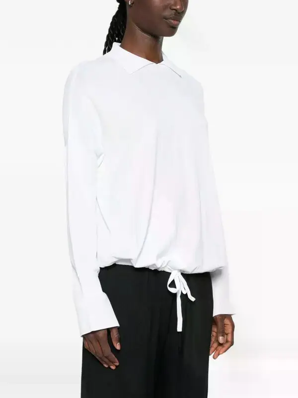 Liviana Conti Long Sleeve Polo Collar Sweater