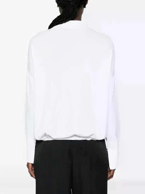 Liviana Conti Long Sleeve Polo Collar Sweater