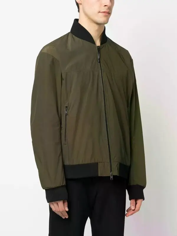 Woolrich Logo-patch Zip-up Bomber Jacket