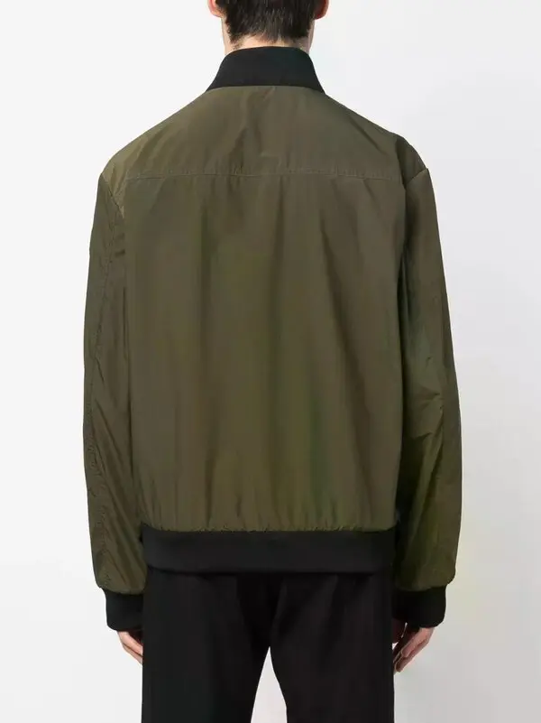 Woolrich Logo-patch Zip-up Bomber Jacket