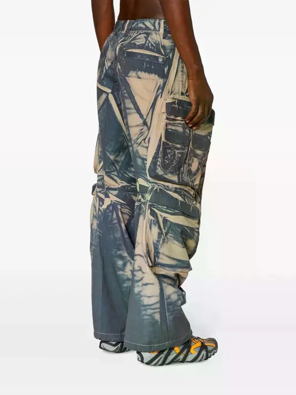 DIESEL® P-hugh Crease-effect Cargo Trousers