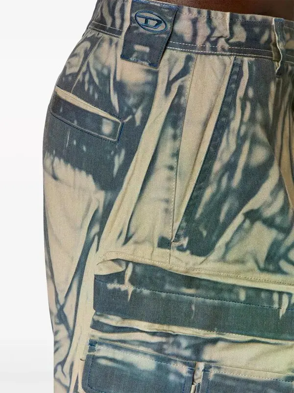 DIESEL® P-hugh Crease-effect Cargo Trousers