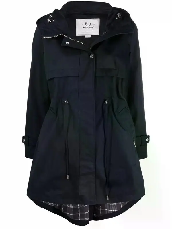 Woolrich Havic Zip-front Parka Coat - Blue
