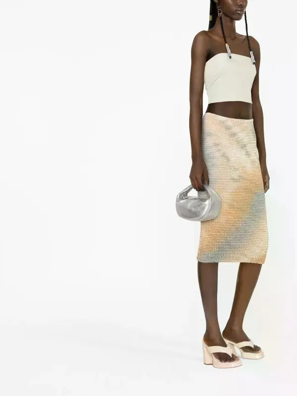 Off-White Tie-dye Pencil Skirt