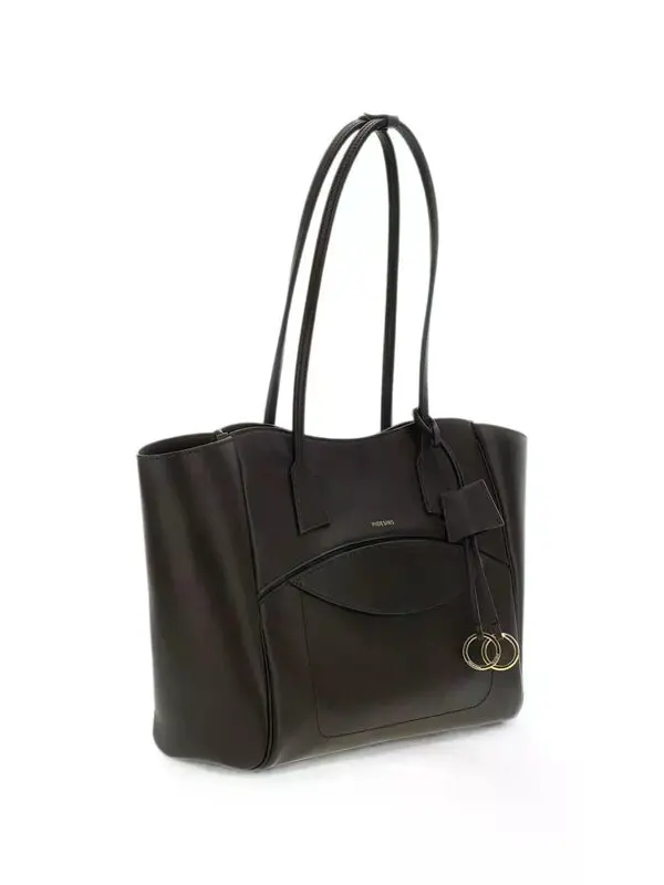 HIDESINS Logo-print Leather Tote Bag - Brown