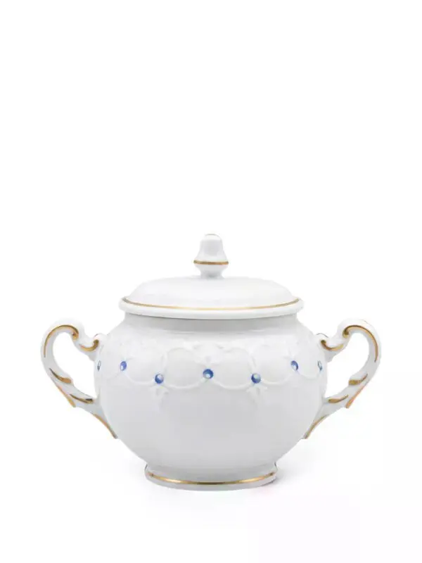 GINORI 1735 Museo Le Perle Sugar Bowl - White