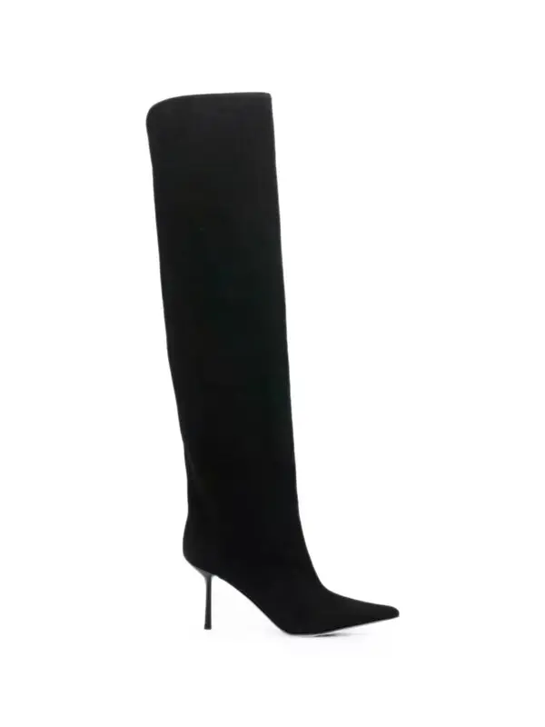 LE SILLA Bella Over-the-knee Suede Boots - Black