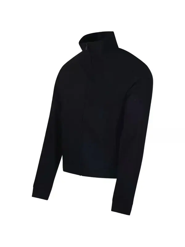 Gucci Gg Jacquard Zip-up High-neck Sweater