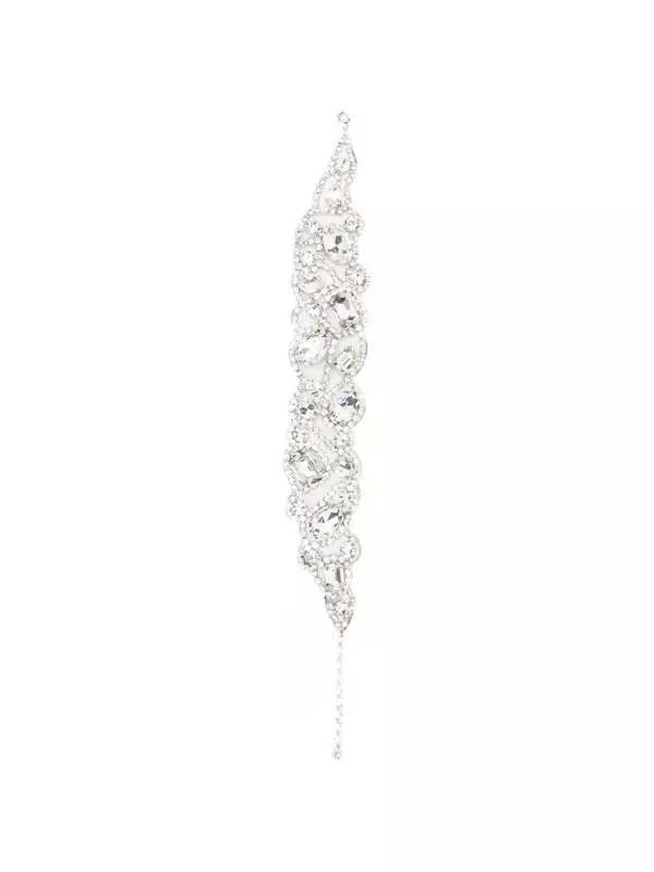 Magda Butrym Crystal-embellished Choker Necklace - Silver