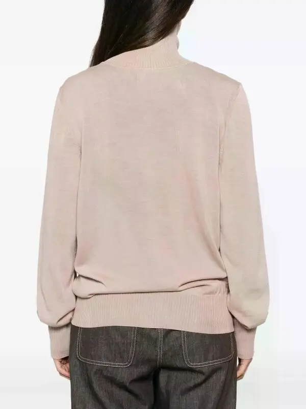 Liviana Conti High-neck Button-up Cardigan