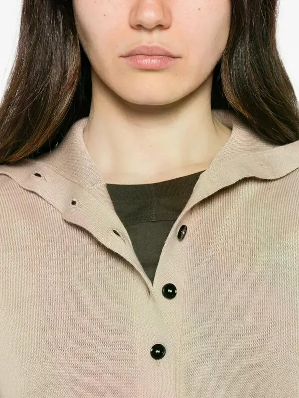 Liviana Conti High-neck Button-up Cardigan