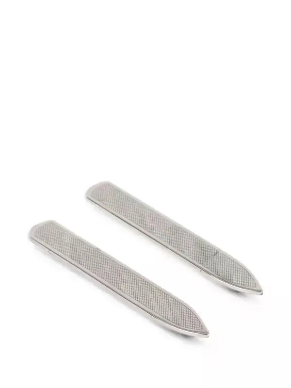 Tateossian Engraved-logo Blades - Silver