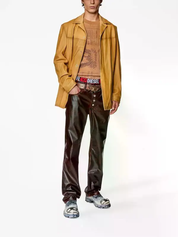 DIESEL® P-revol Straigth-leg Trousers - Brown