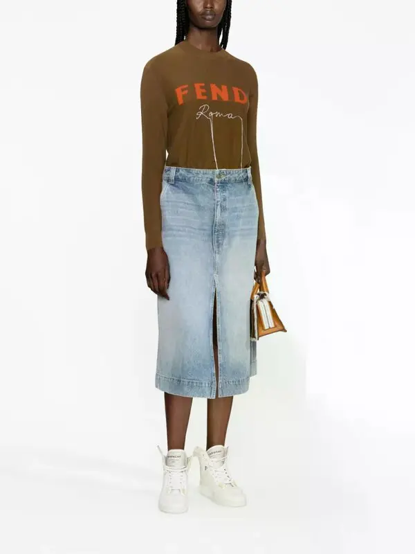 Fendi Logo-jacquard Sweater