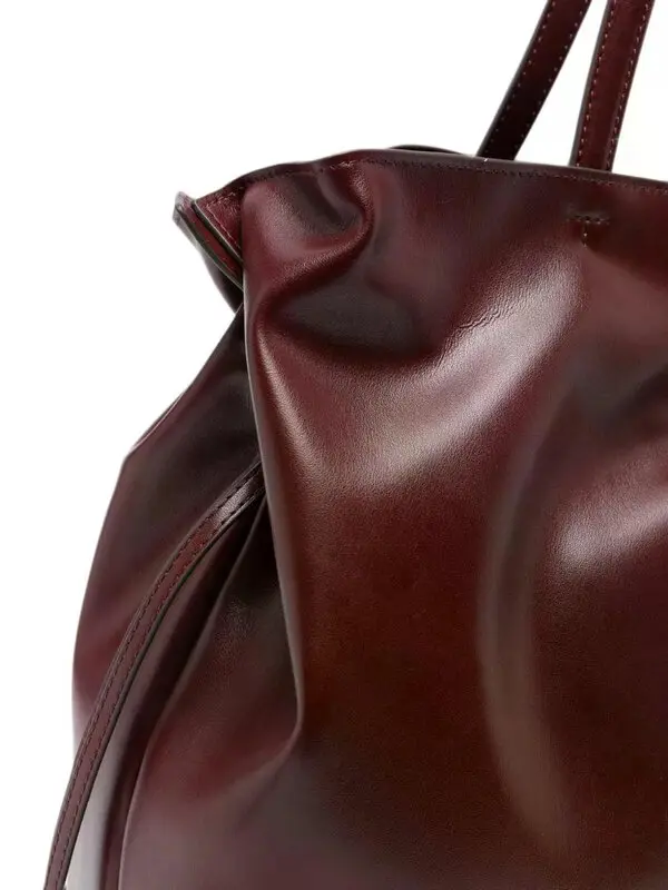 Tory Burch Ella Logo-debossed Tote Bag - Brown