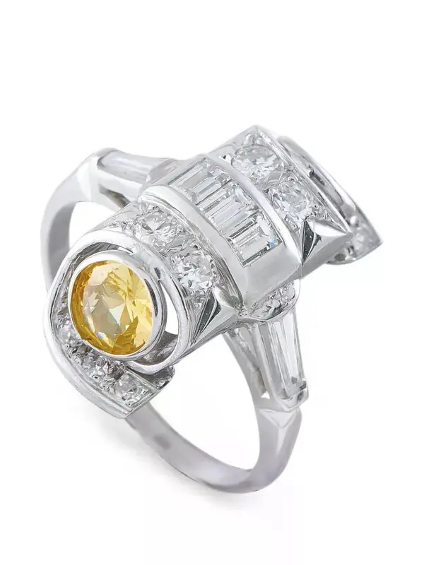 LB EXCLUSIVE Sapphire And Diamond Ring
