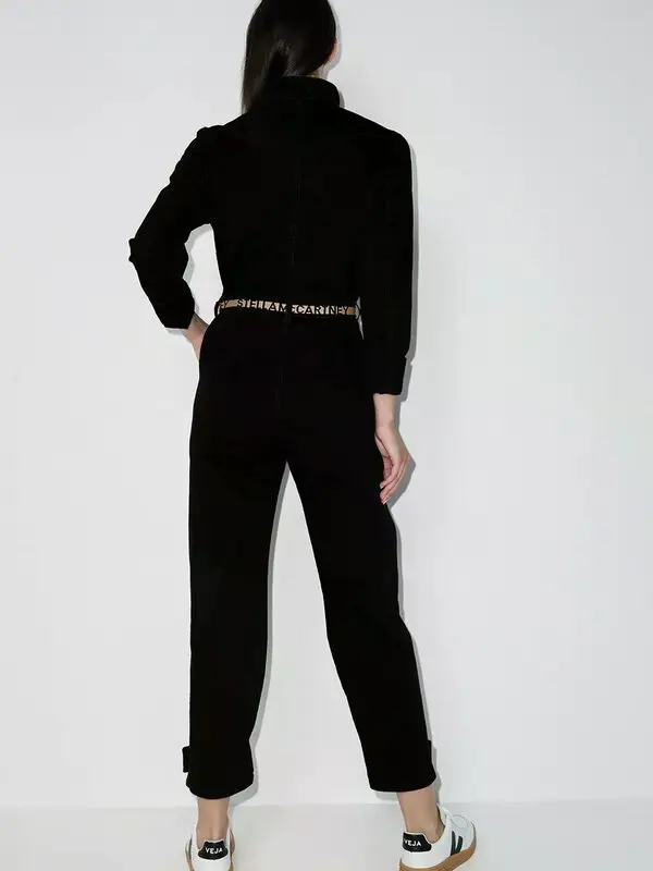 Stella McCartney Stella Logo Denim Jumpsuit