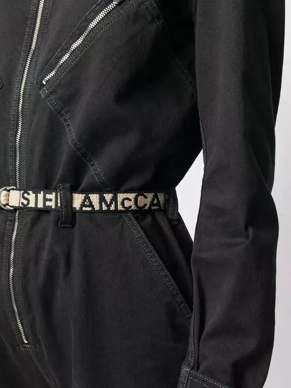 Stella McCartney Stella Logo Denim Jumpsuit