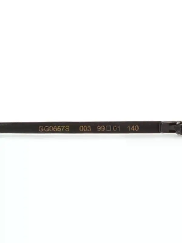 Gucci Stud-embellished Shield Sunglasses