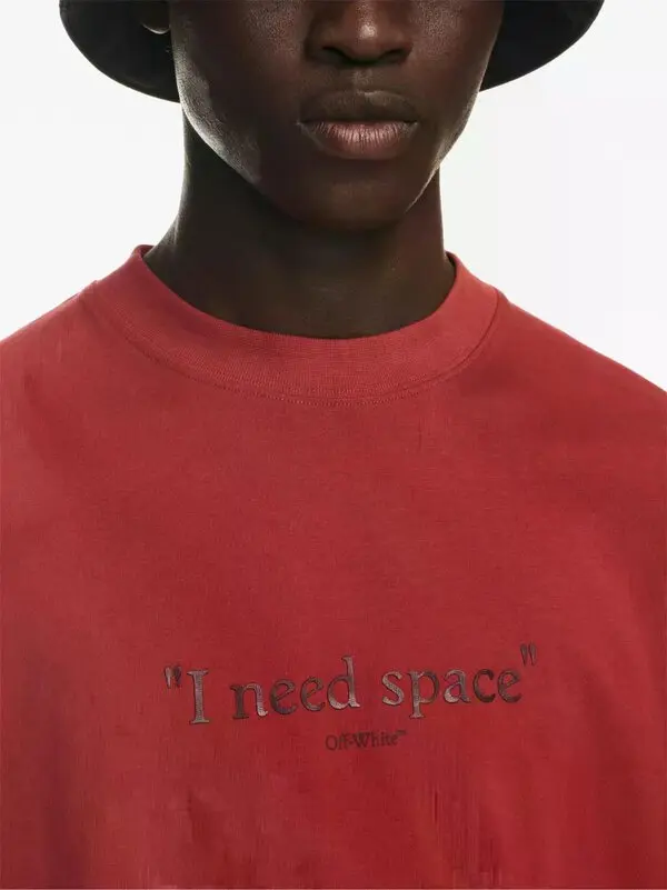 Off-White Give Me Space Cotton T-shirt