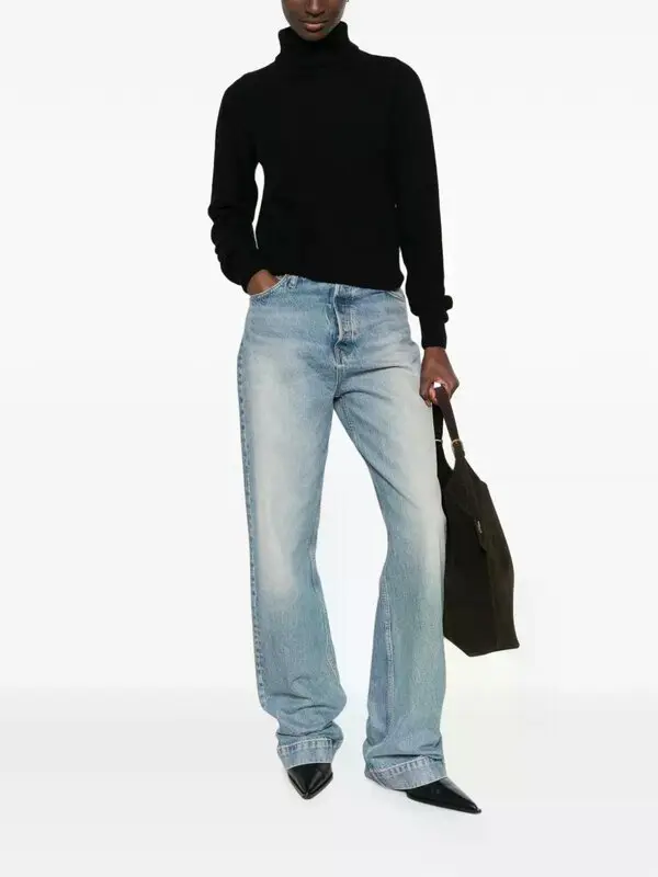 BASERANGE Roll-neck Ribbed-trim Sweater