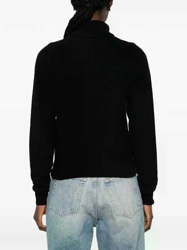 BASERANGE Roll-neck Ribbed-trim Sweater