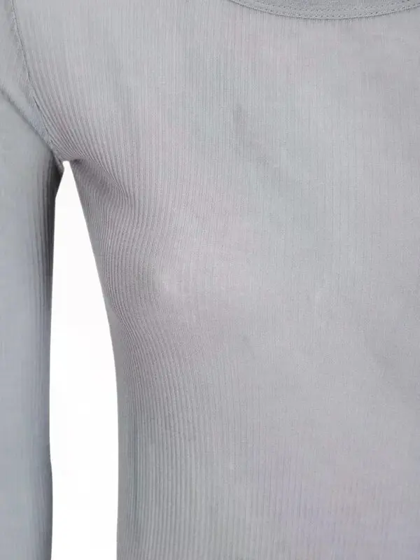 Rick Owens Rib Ls T Long-sleeve T-shirt - Grey