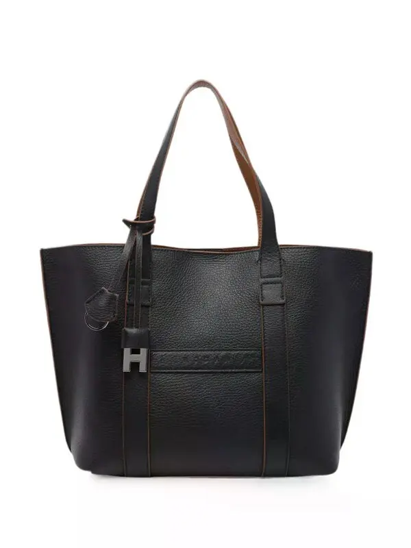 Hogan Small Script Tote Bag - Black