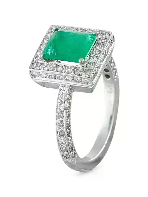 LB EXCLUSIVE Emerald And Diamond Ring