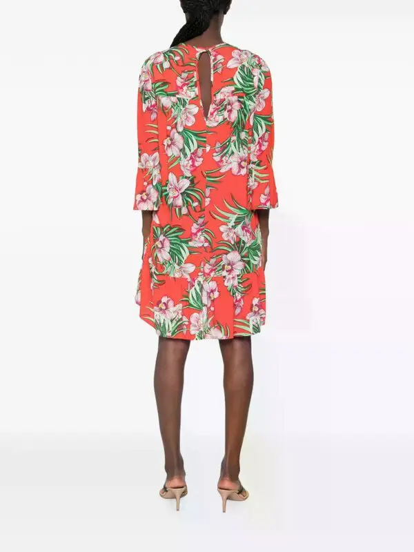 MARCO BOLOGNA Floral-print Ruffled Mini Dress