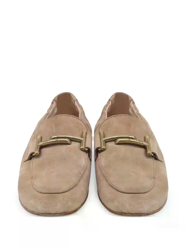 TOD'S Double T Suede Loafers