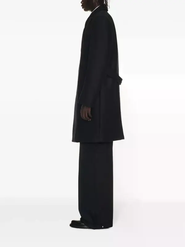 Off-White Crossed Single-breasted Coat