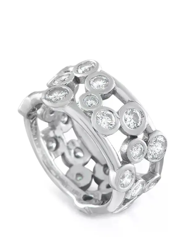 LB EXCLUSIVE Diamond Circular-motif Ring