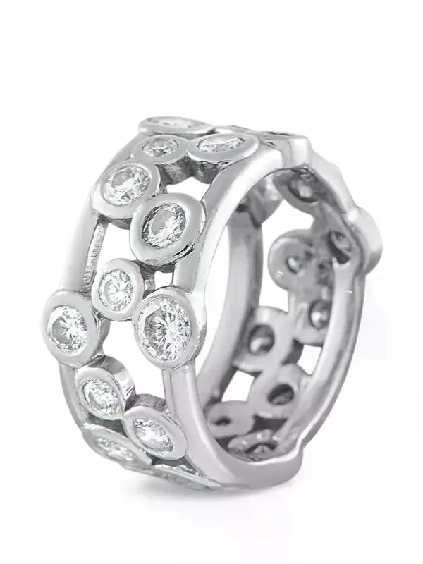 LB EXCLUSIVE Diamond Circular-motif Ring