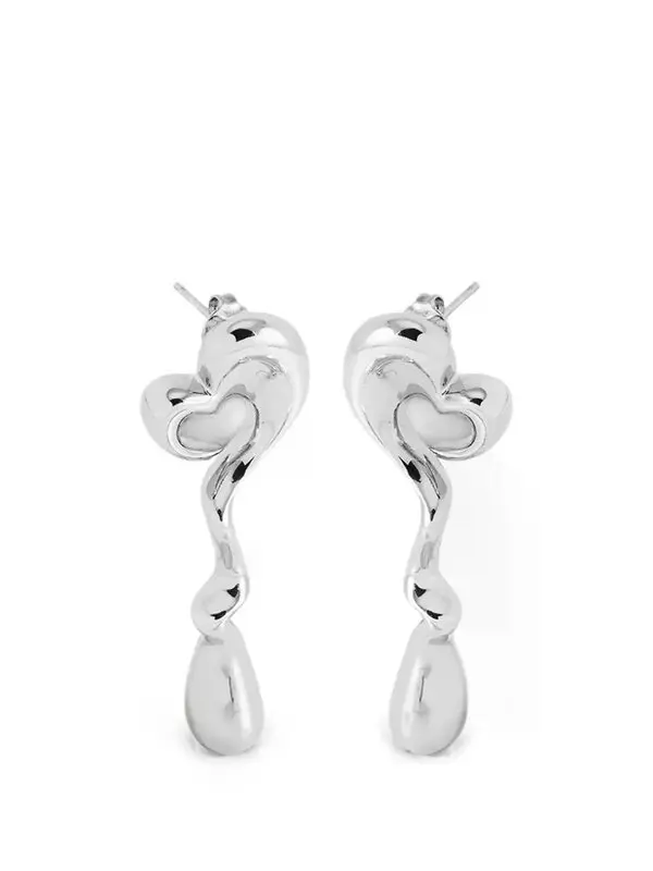 YOJ Agapi Drop Earrings - Silver